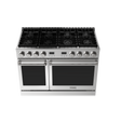Buy 48 Inch Contemporary Professional Stainless Steel Dual Oven Gas ...
