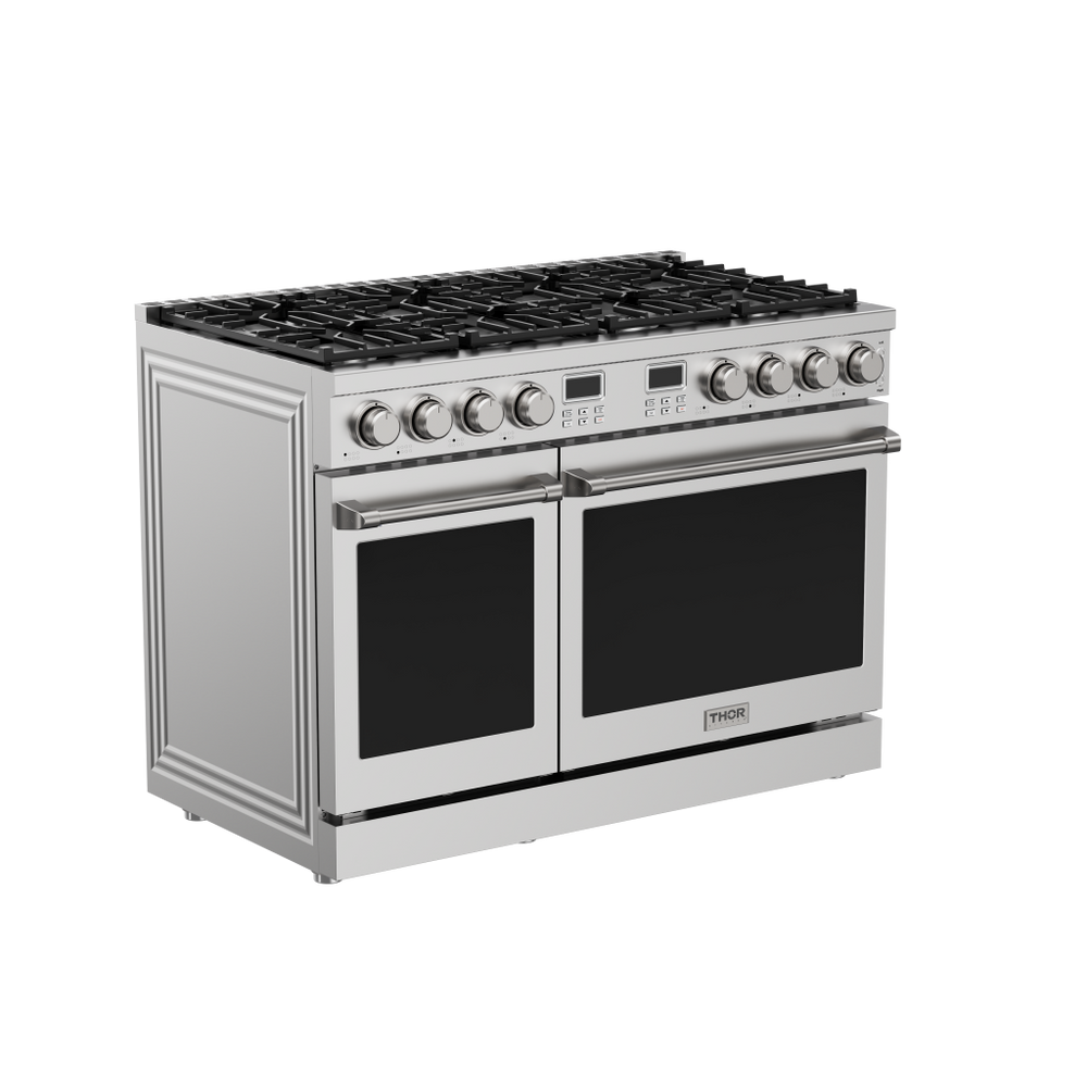 Buy 48 Inch Contemporary Professional Stainless Steel Dual Oven Gas ...