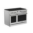 Buy 48 Inch Contemporary Professional Stainless Steel Dual Oven Gas ...