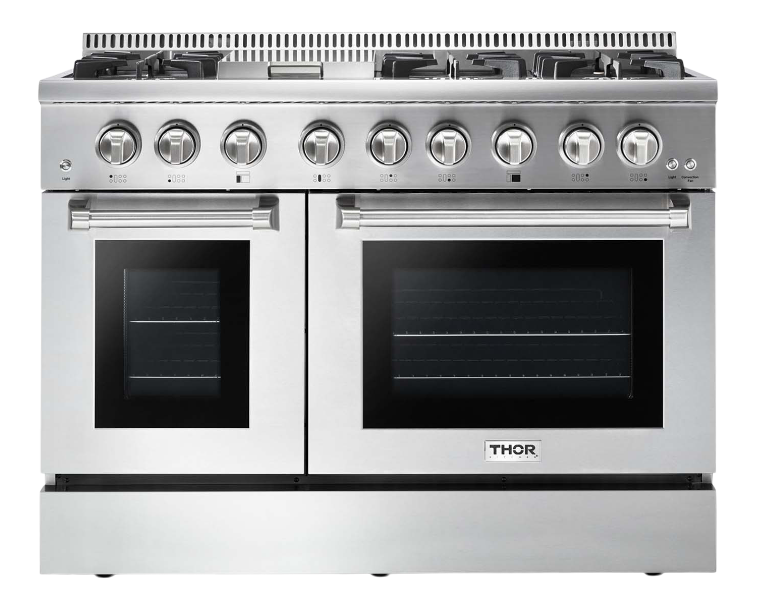 Buy 48 Inch Stainless Steel Dual Fuel Gas Range & Stove (HRD4803U ...