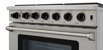 Buy 36 Inch Stainless Steel Freestanding Gas Range & Stove (LRG3601U ...