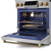 30-Inch Stainless Steel/Bronze Pro-Style Gas Range | Gordon Ramsay ...