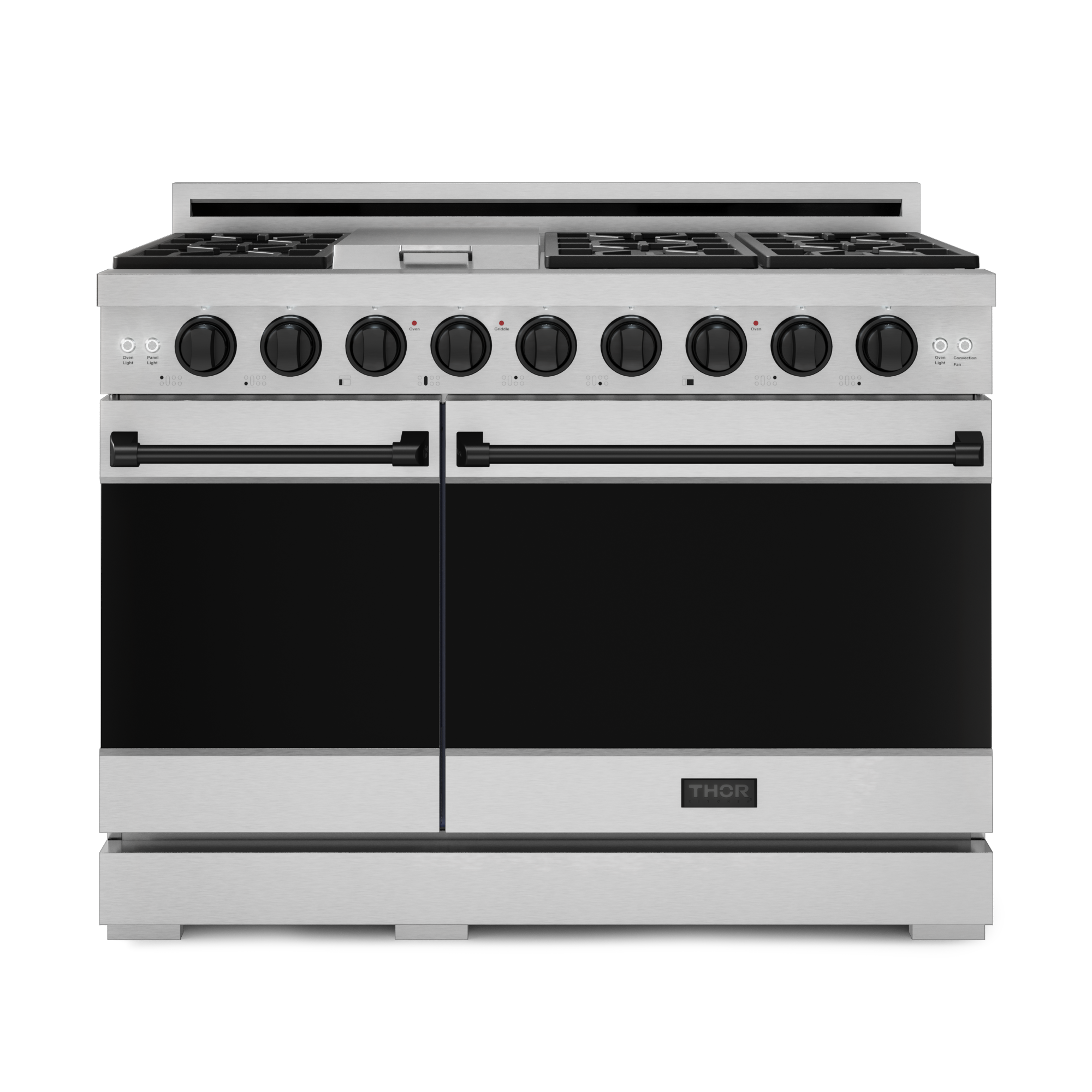 48-Inch Stainless Steel/Black Pro-Style LP Range | Gordon Ramsay ...