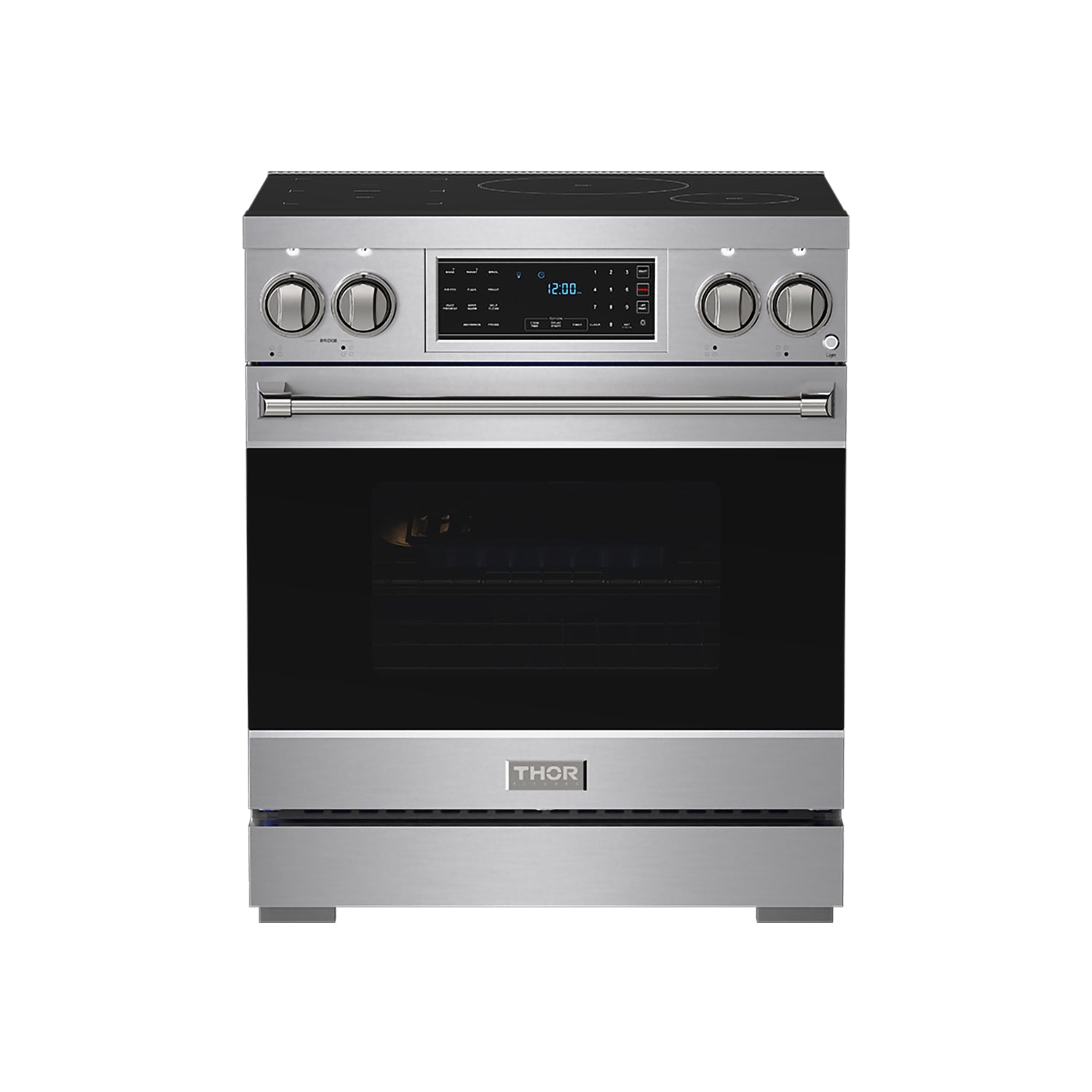 30 Inch Professional Induction Range with Tilt Panel Touch Control in